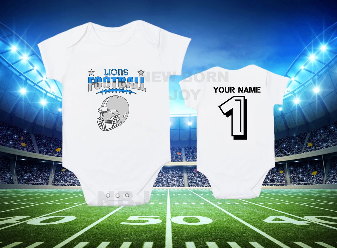 Personalized Baby Clothing, Cute and Soft Football Inspired Sleepsuit ...