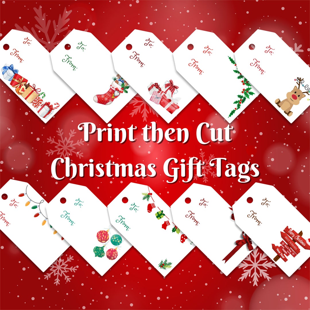Printable Christmas Gift Tags Instant Download - Etsy