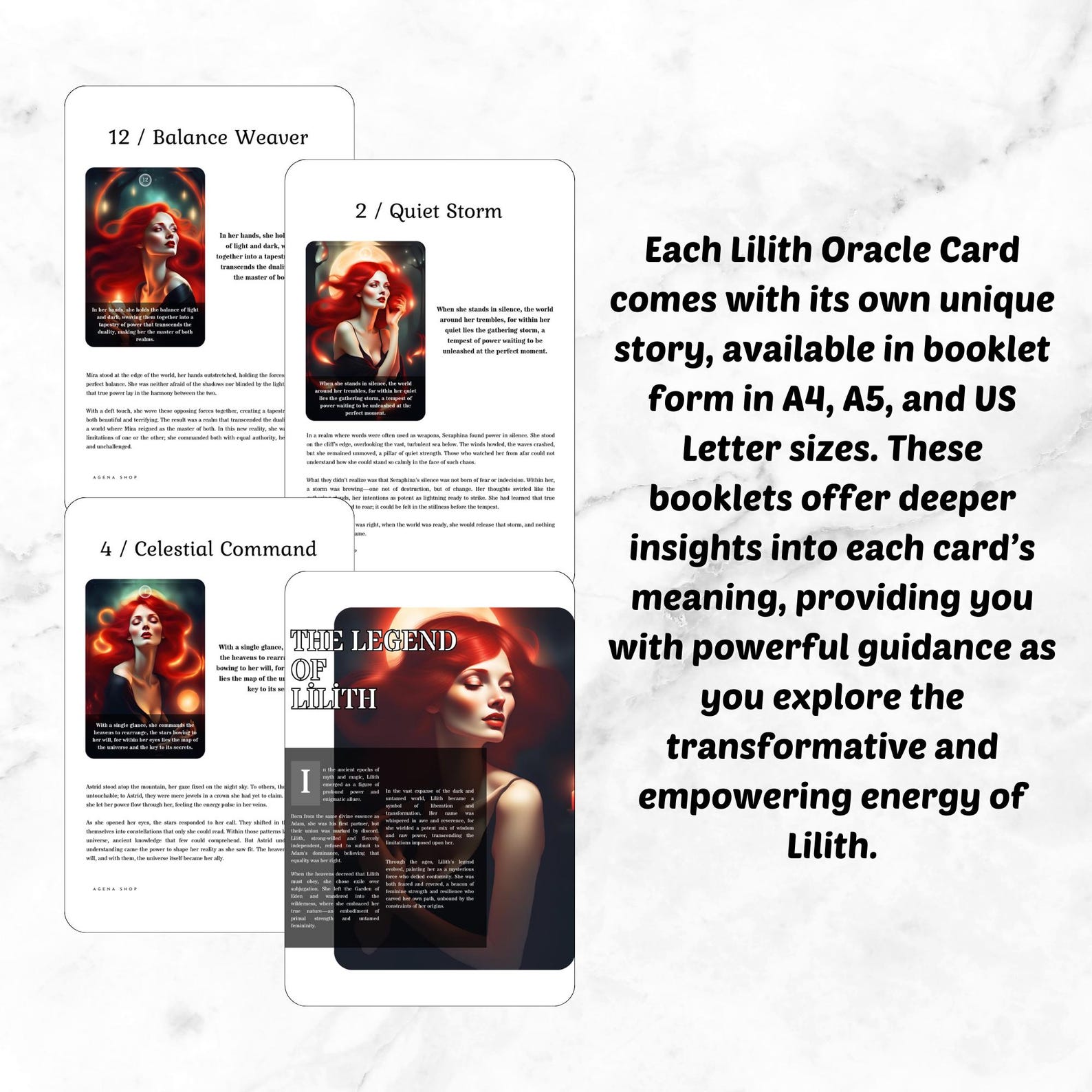 Lilith Oracle Cards | Printable Lilith Oracle Deck | Digital Lilith ...