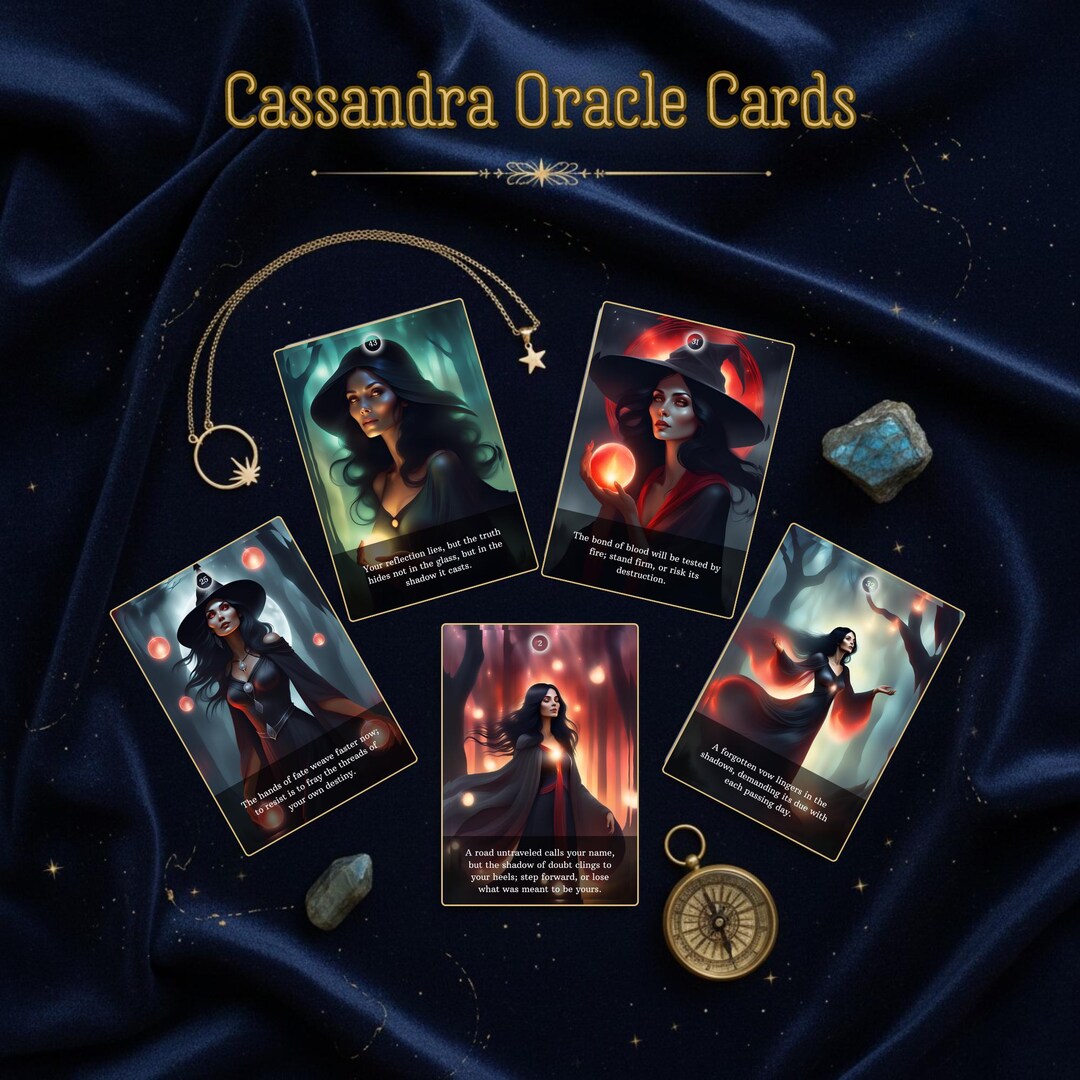 Cassandra Oracle Deck Printable | Greek Mythology Divination Cards ...