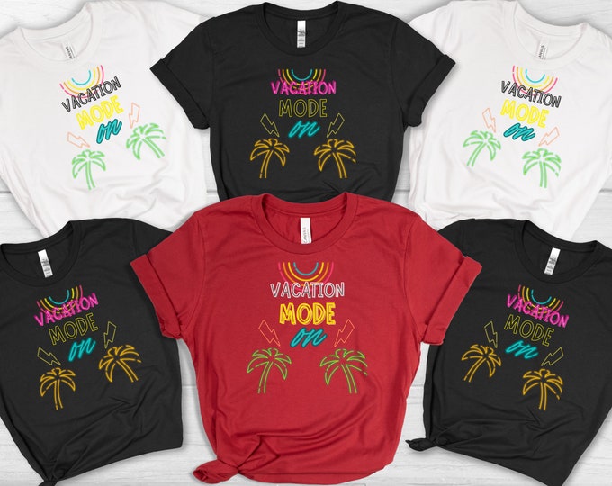 Matching Shirts for Friends Vacation, Vacay Mode Shirts for Girl Trip ...