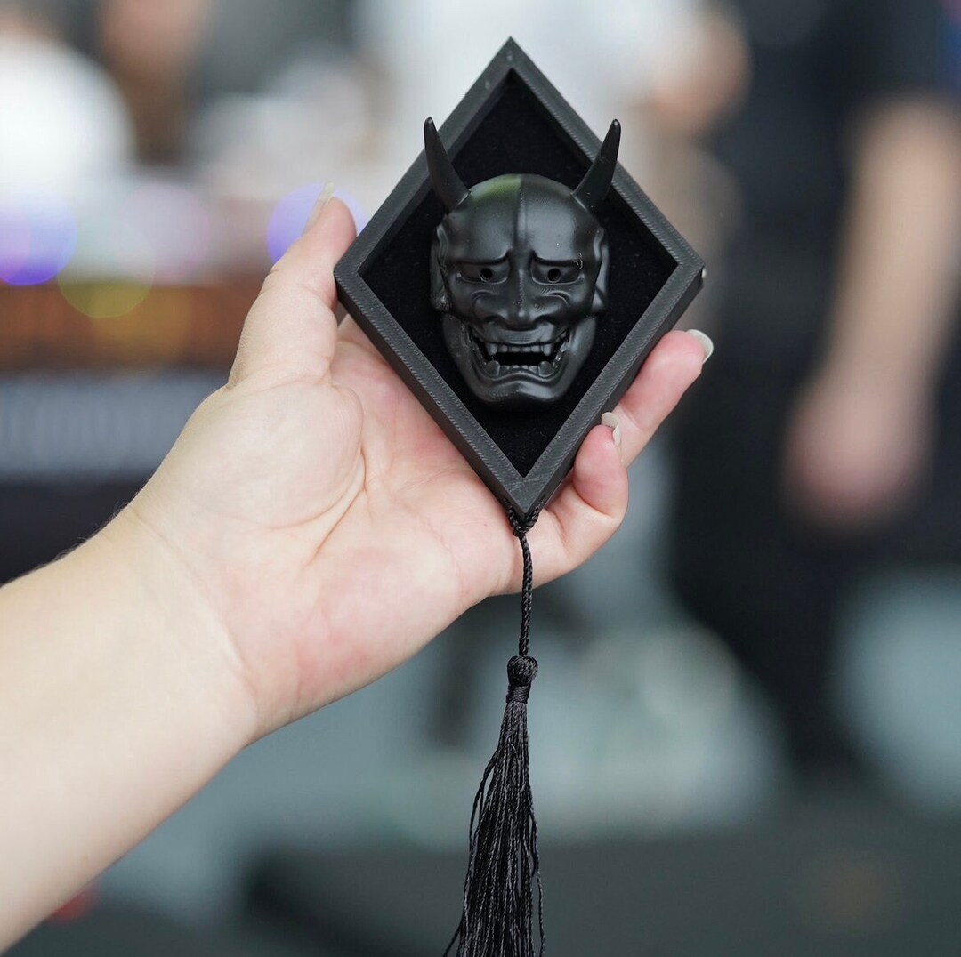 Traditional Japanese Miniature Masks | With Frame | Hannya | Kitsune ...