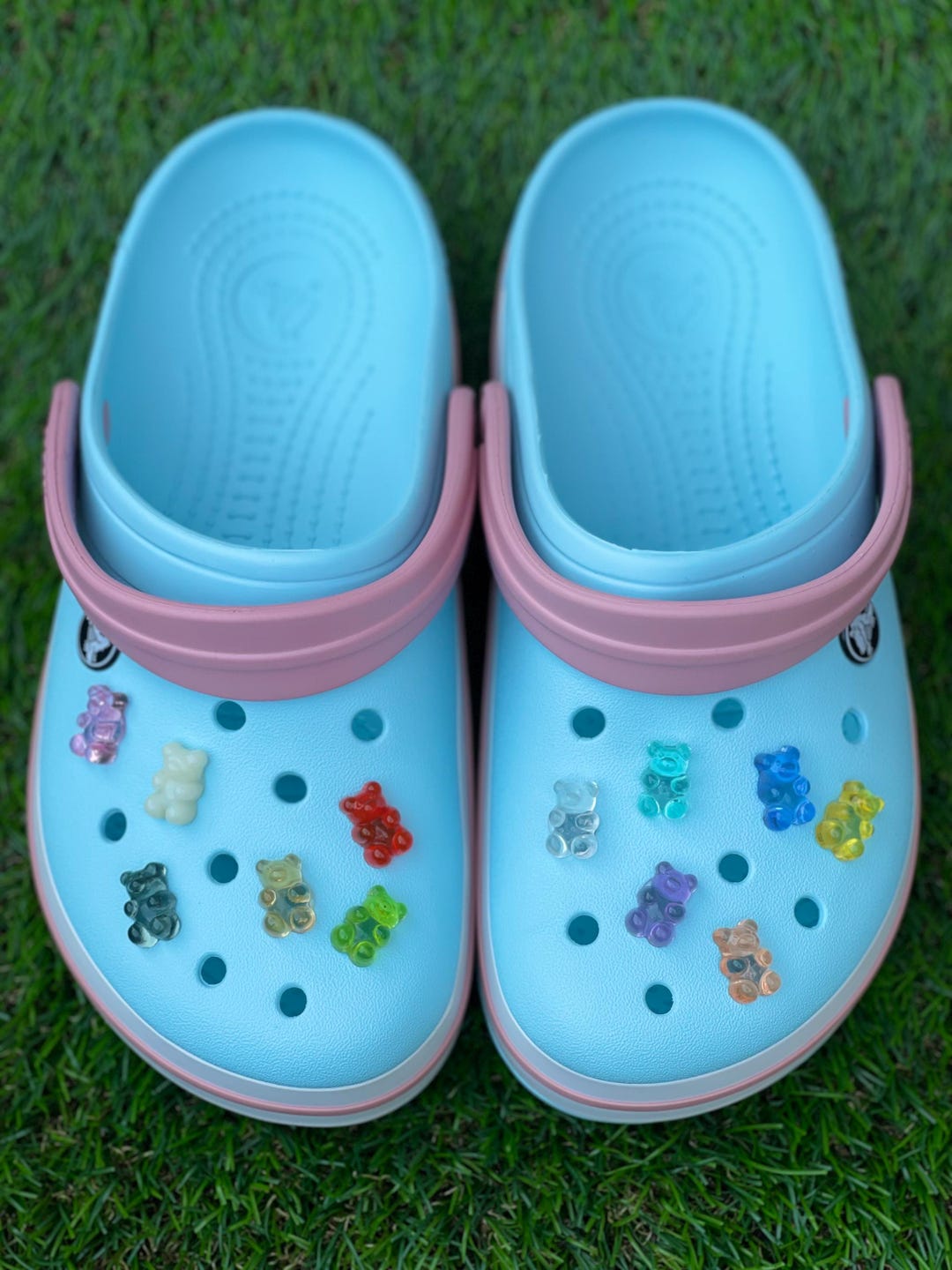 Rainbow Gummy Bear Croc Shoe Charms Food Resien Charms - Etsy