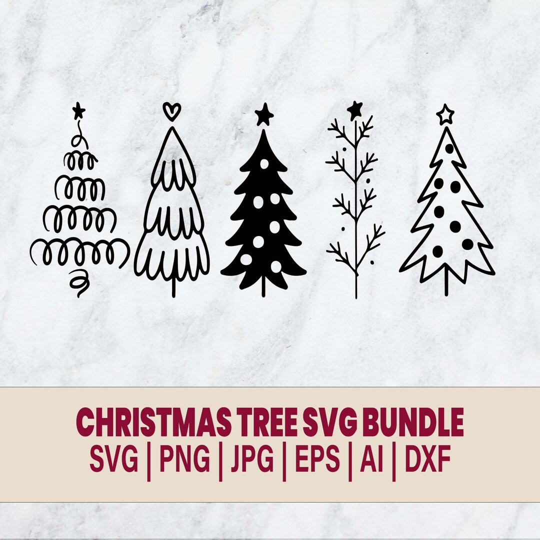 Christmas Tree Svg Christmas Pine Tree Svg Merry Christmas - Etsy