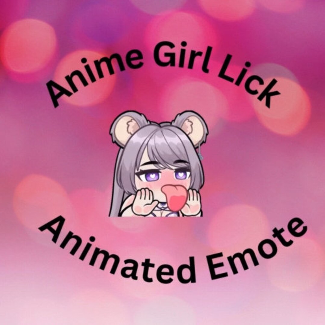 Cheap Animated Emote. Anime Girl - Etsy