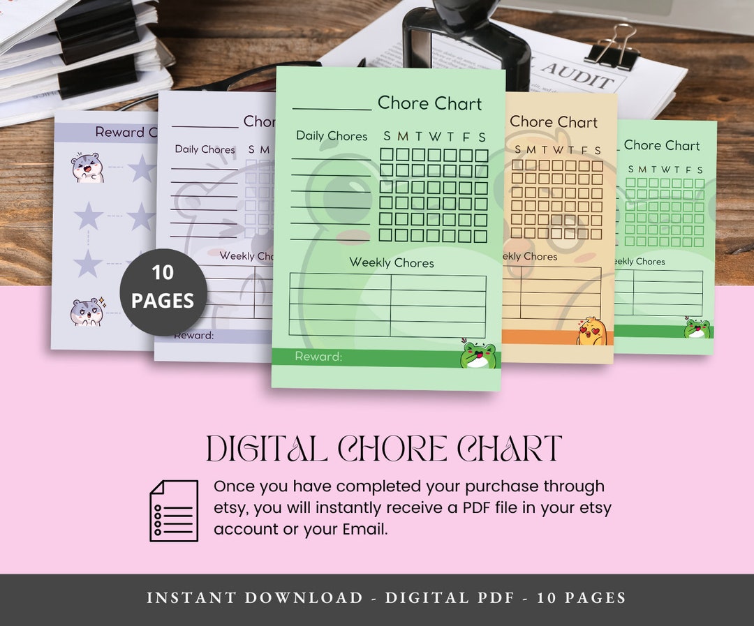 EDITABLE KIDS CHART, Toddler Routine Chart Visual Schedule for Kids ...