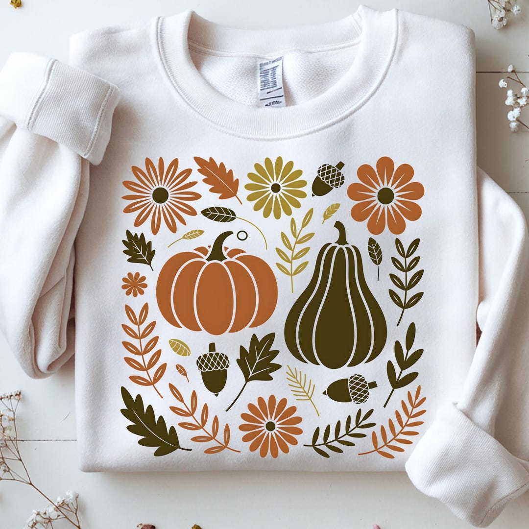 Fall Pumpkin PNG, Boho Autumn Clipart PNG, Minimalist Thanksgiving ...