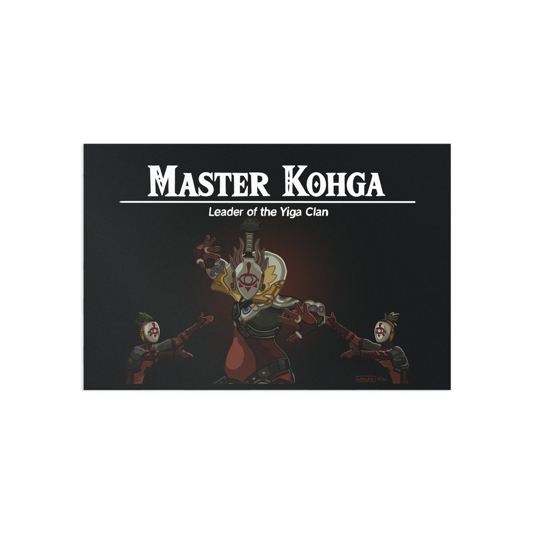 Master Kohga Postcard | ART PRINT | the Legend of Zelda: Tears of the ...