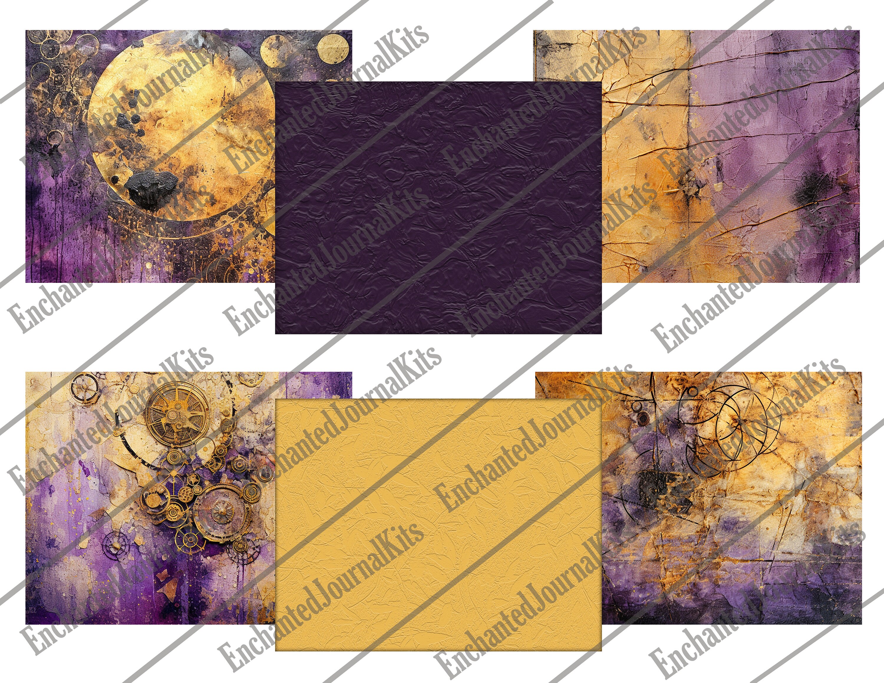 Magical Witch Ephemera Printable Kit Purple Witchi Papered - Etsy