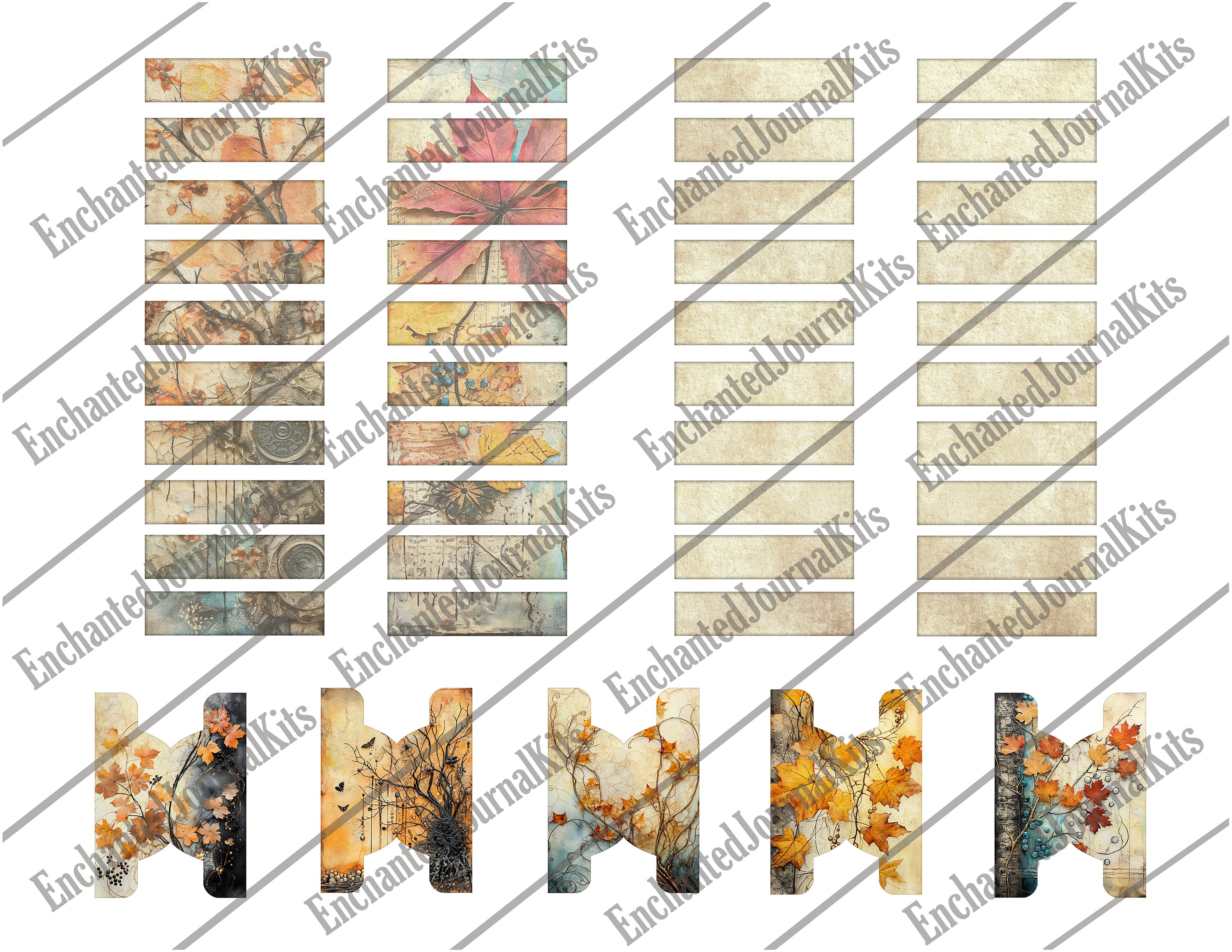 Digikit Ephemera Printable Papers Downloaded Mixedmedia Pages Kit Addon ...