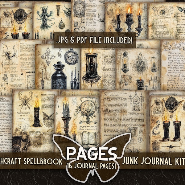 Black Magic Spell Pages - Etsy UK