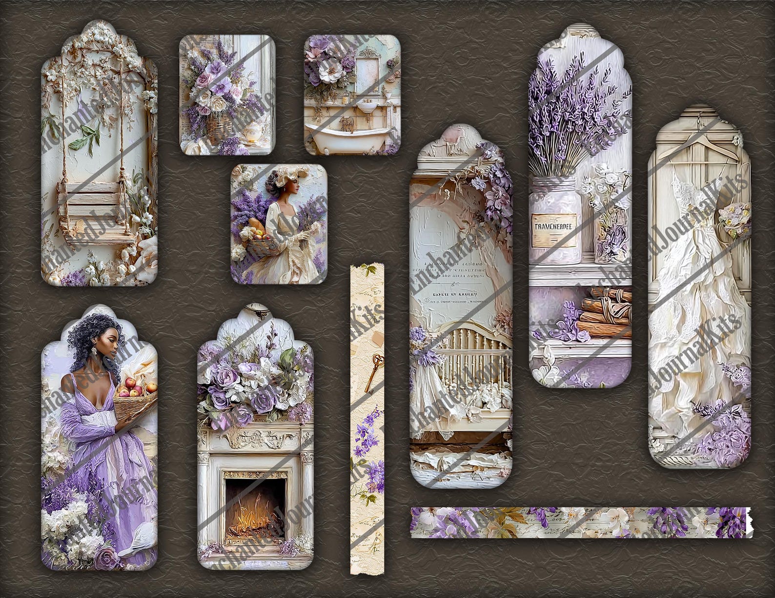 Printable Cottagecore Ephemera Digital Lavender Garden Junk Journal ...