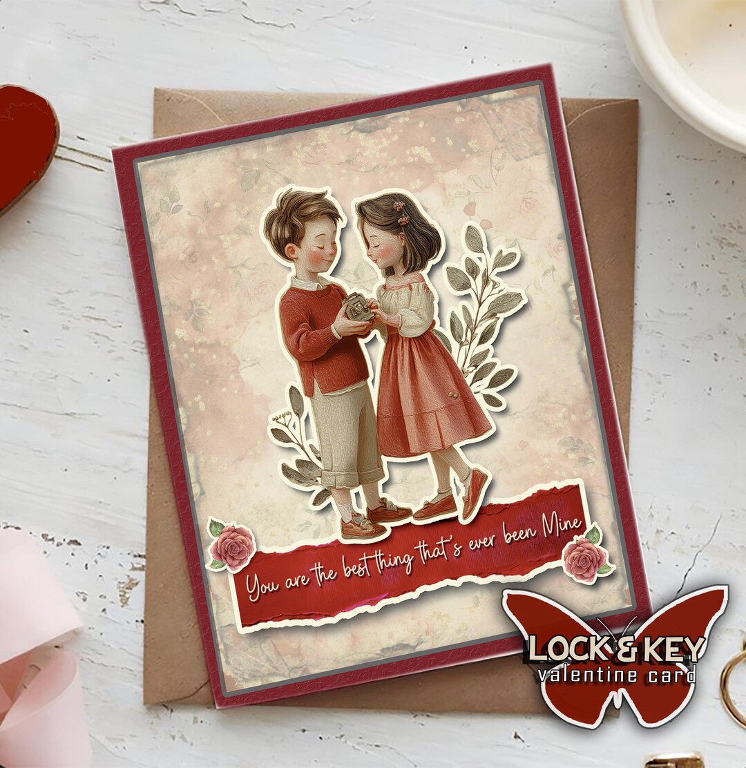 Valentine Couple Gift Card Printable Romantic Gift for Her Date Night ...