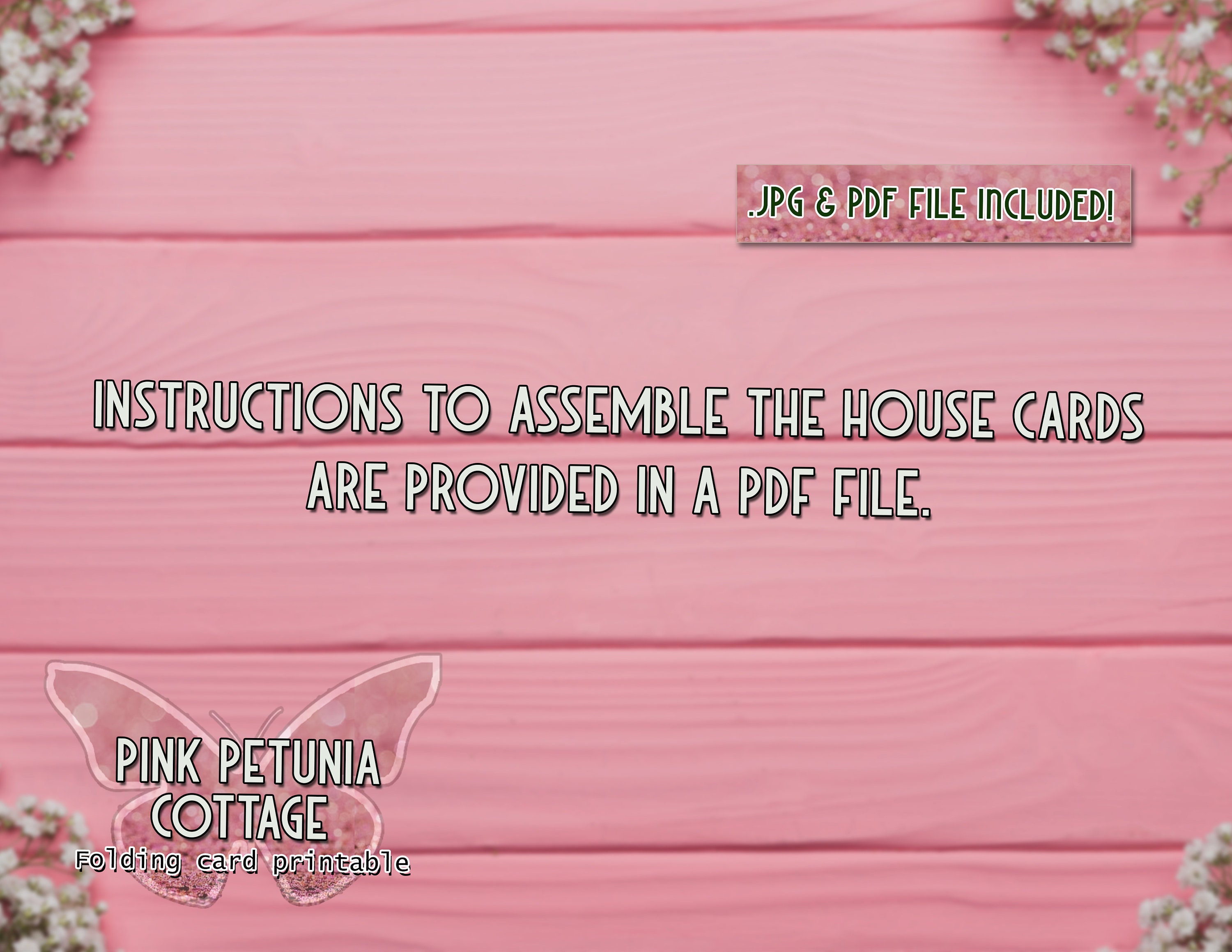 Digital Gift Card Folding Craft Paper Insert House Cutting Paper ...