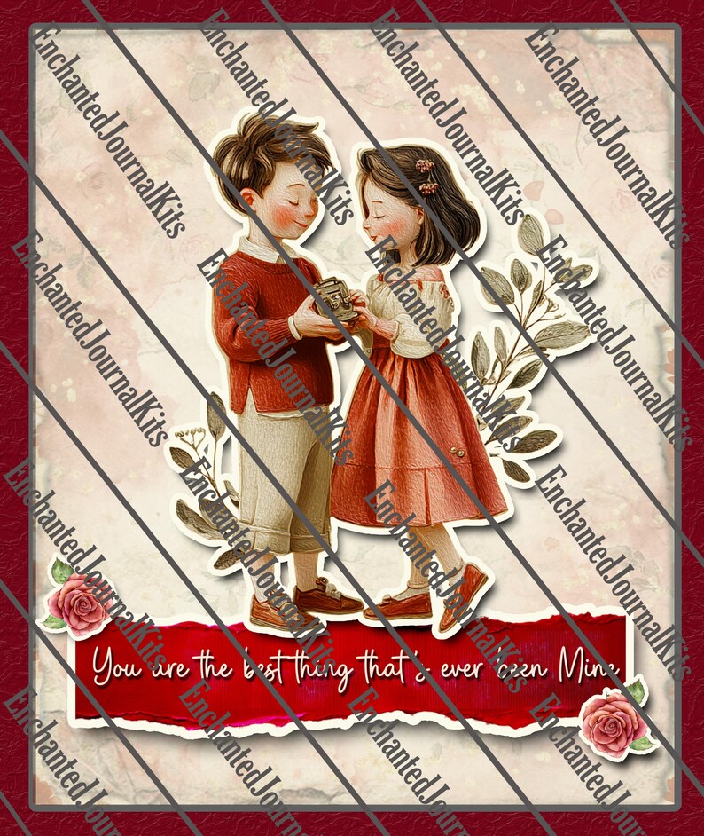 Valentine Couple Gift Card Printable Romantic Gift for Her Date Night ...