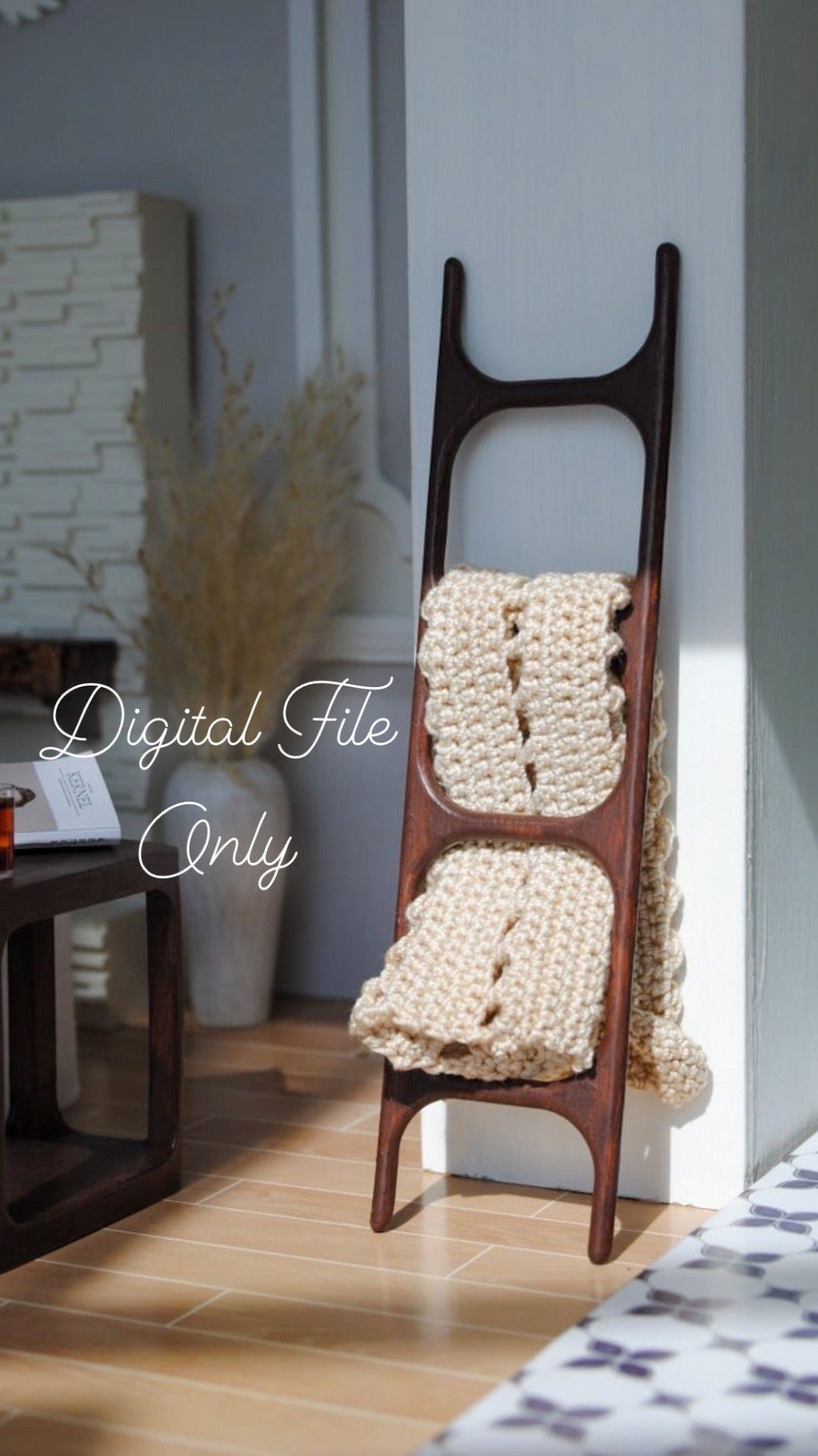Miniature Blanket Ladder Digital STL File 1:12 Scale - Etsy