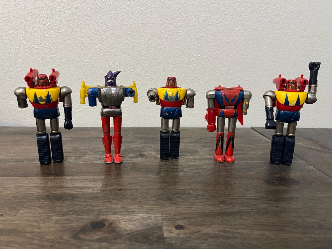 Vintage Shogun Warriors Chogokin Lot – Poseidon Raiders – 1970s Diecast ...