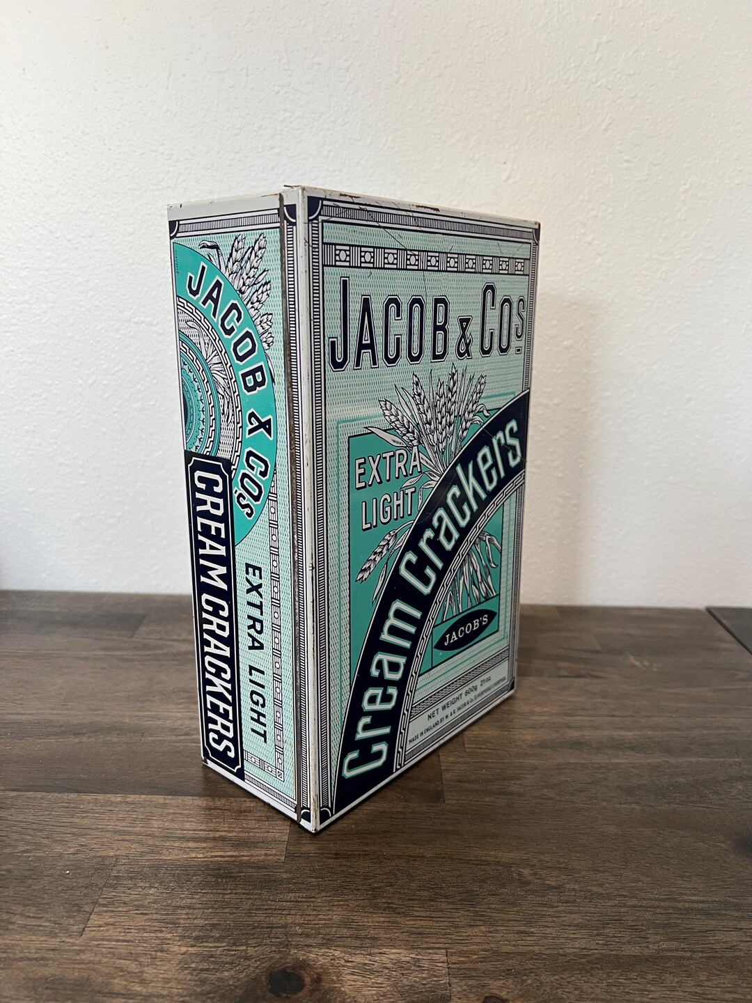 Jacob & Cos Cream Crackers Tin Box - Etsy