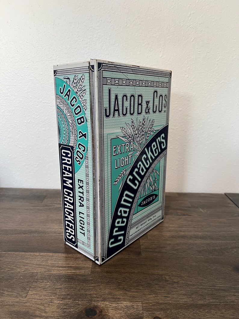 Jacob & Cos Cream Crackers Tin Box - Etsy
