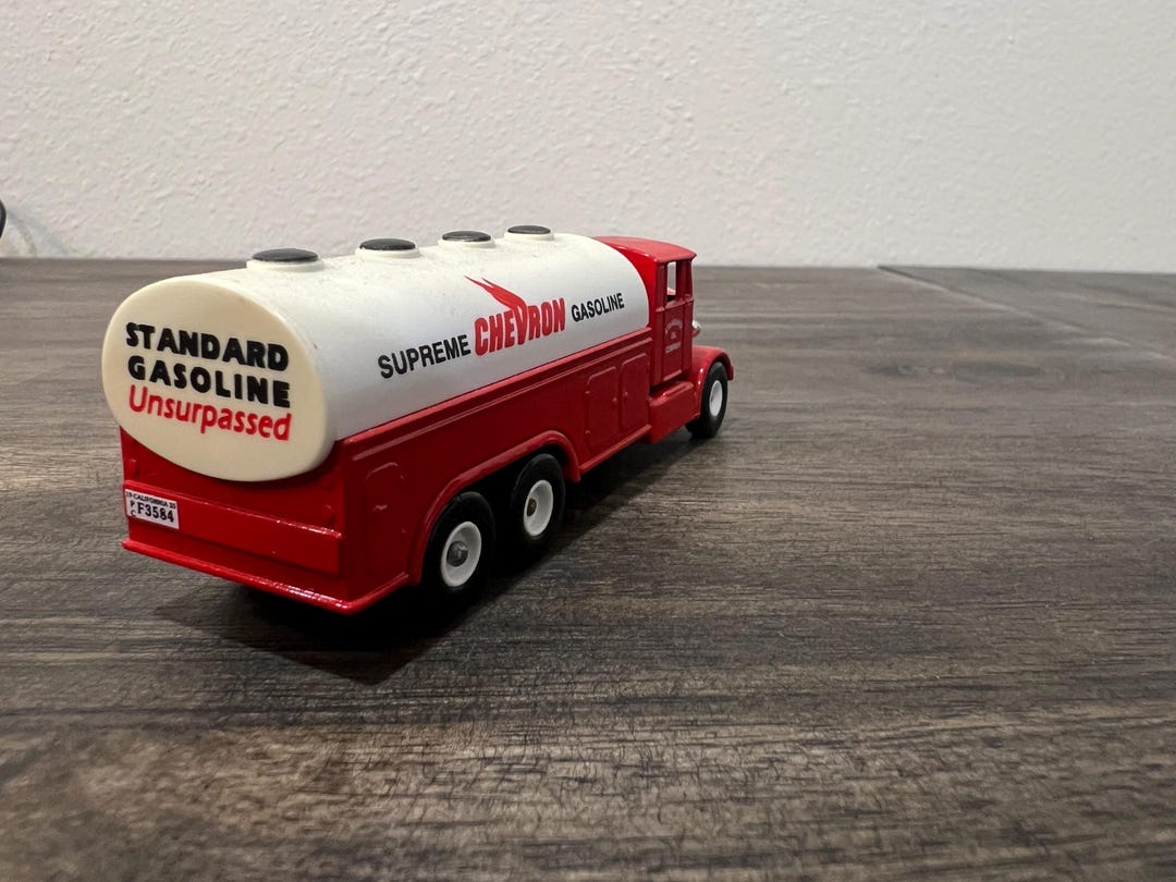 Vintage Chevron Standard Oil “supreme Gasoline” Tanker Truck ...