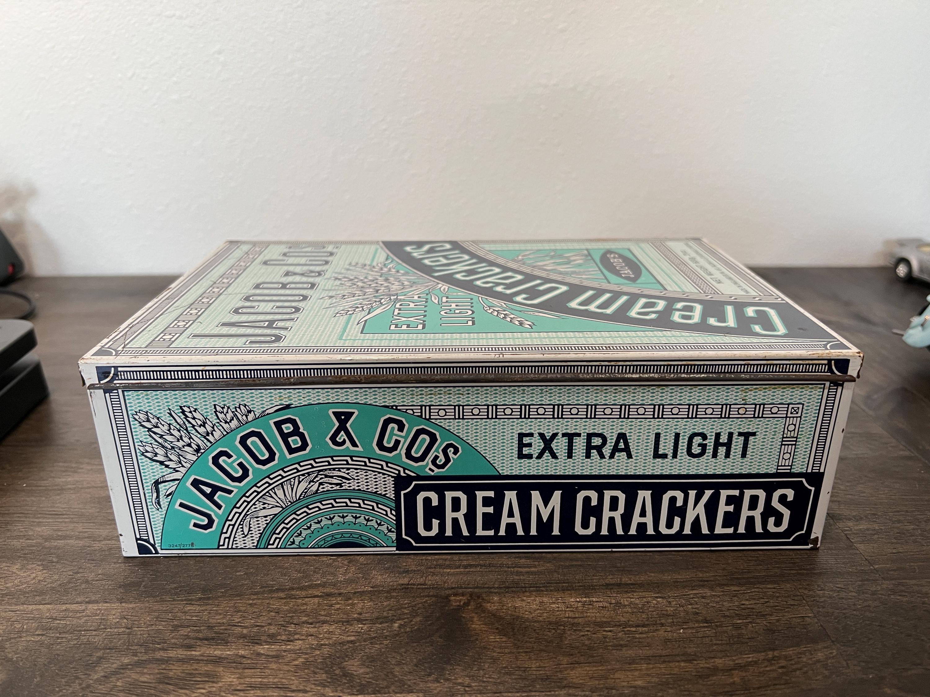 Jacob & Cos Cream Crackers Tin Box - Etsy