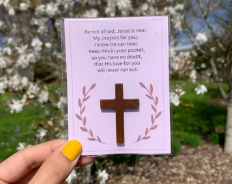Pocket Cross, Wooden Cross, Ministry Gifts, Christian, Easter, Faith ...