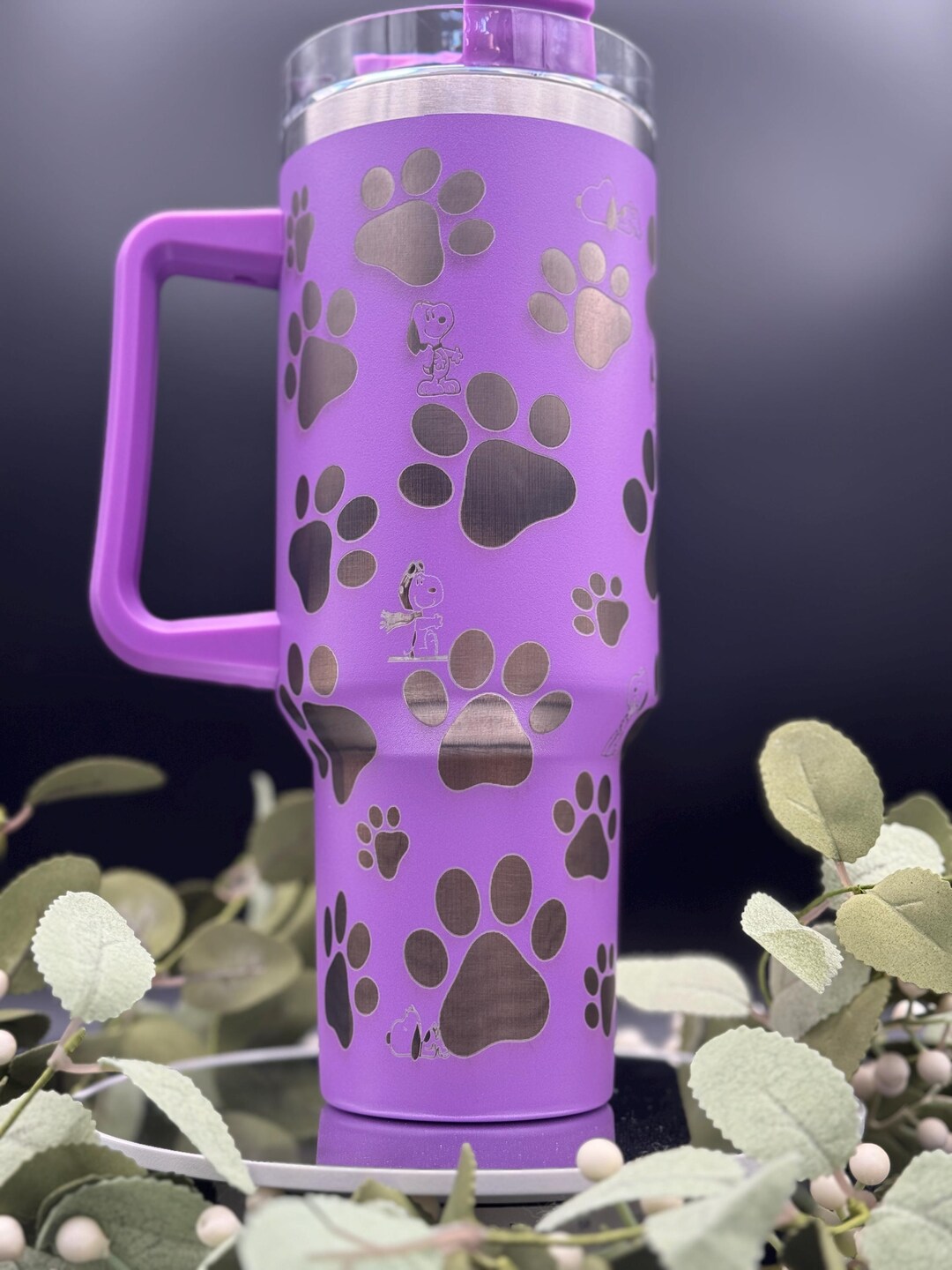 Paw Prints and Snoopy - Etsy
