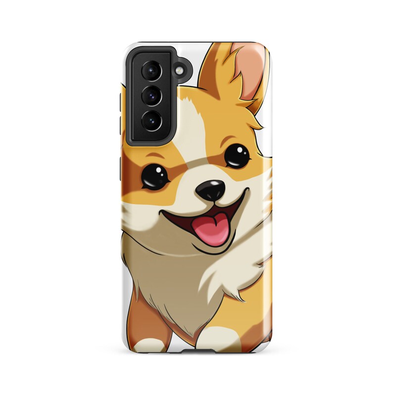 Kawaii Puppy Case for Samsung® With Cute Corgi Design: - Etsy