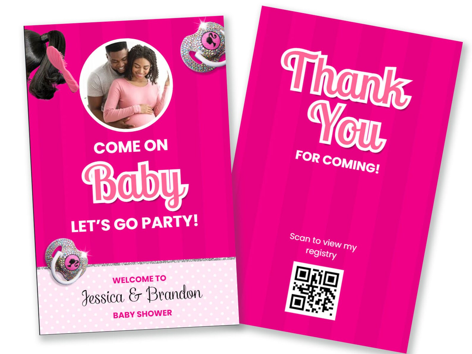 Baby Shower Game Template, DIY Canva Template for Baby Shower, Party ...