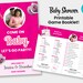 Baby Shower Game Template, DIY Canva Template for Baby Shower, Party ...