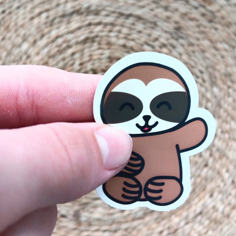 Cute Animal Stickers, Water Resistant, Eco-friendly, Die-cut, Vinyl ...