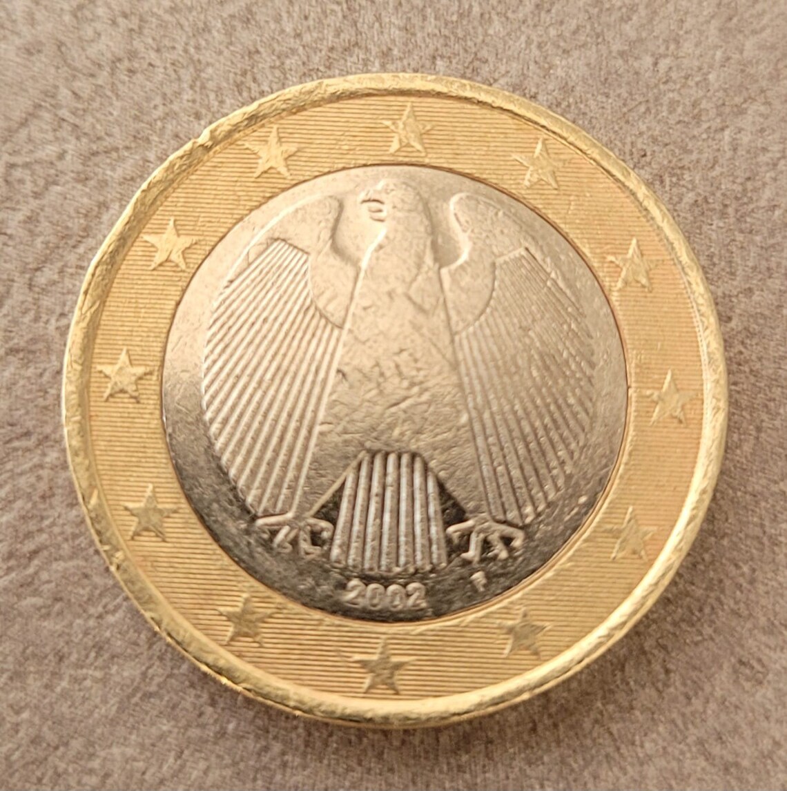 Coin 1 Euro 2002 Germany - Etsy