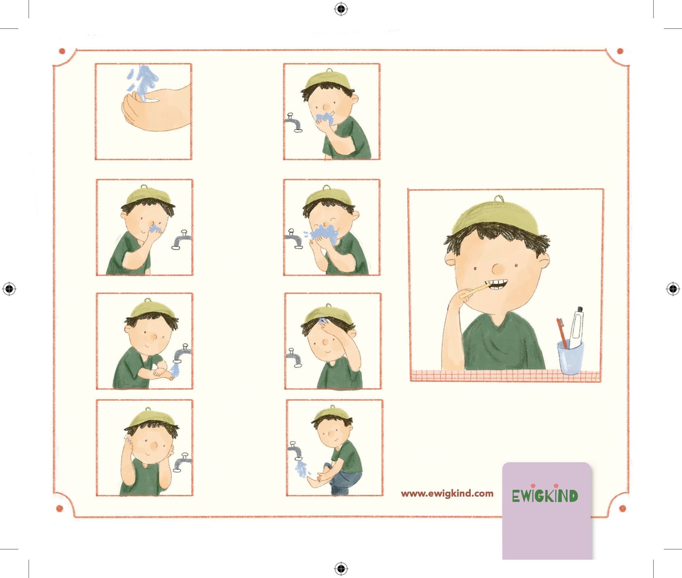 Wudu Card Ablution Wudu Poster Wudu Card Muslim Children Learn Islam ...