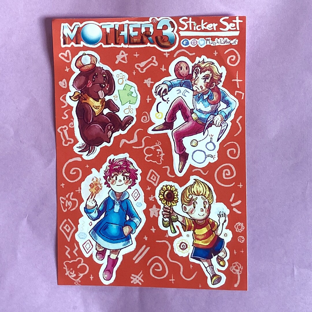 Mother 3 Gang Sticker Set - Etsy