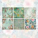 Whimsical Floral Digital Paper Collection 30 Pages 12X12 for Junk ...