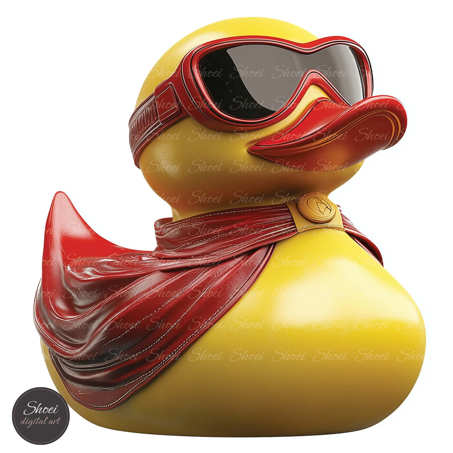 Rubber Duck Superhero Clipart Set - Fun Digital Prints for Scrapbooking ...