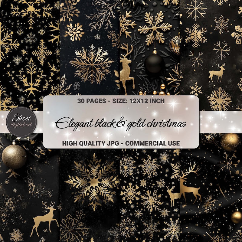 Black and Gold Background - Etsy