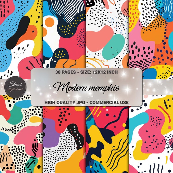 Memphis Style - Etsy