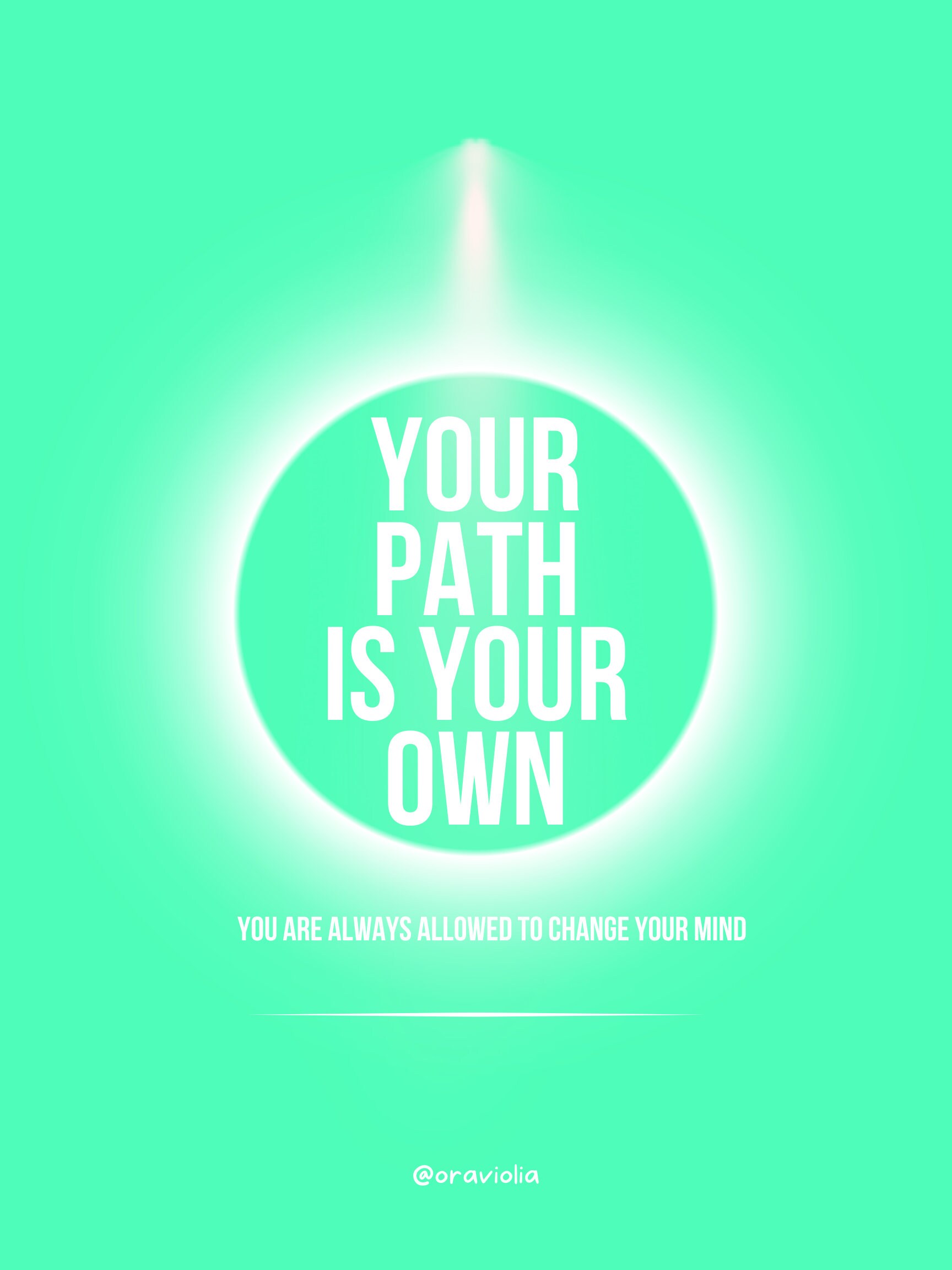 Your Path is Your Own Poster - Etsy