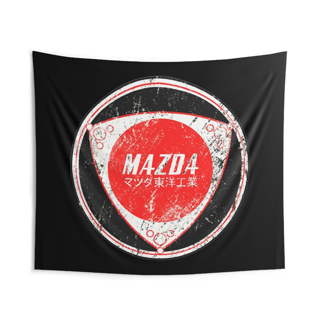 Mazda Rotor Logo, Indoor Wall Tapestries - Etsy