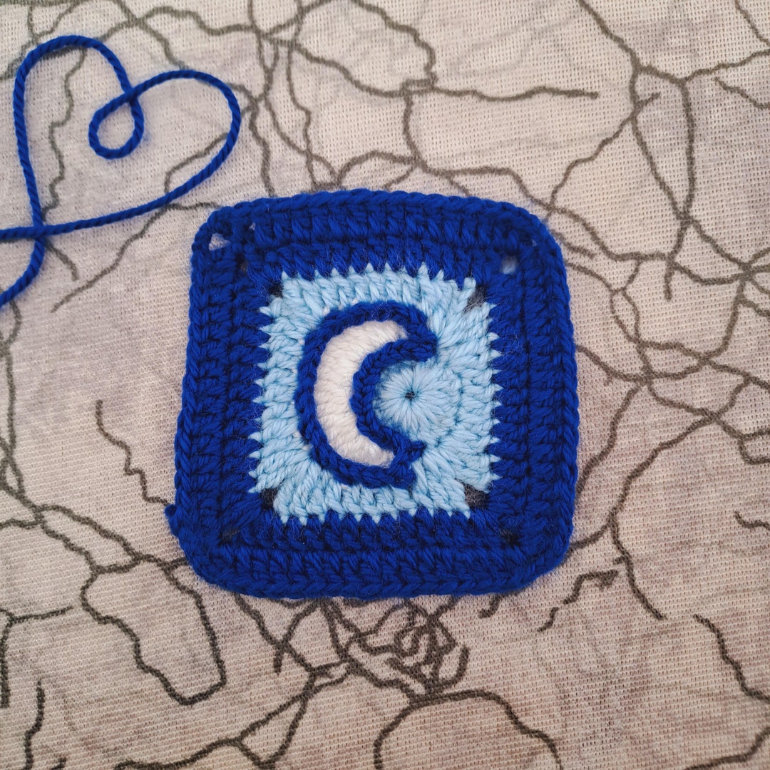 Easy Moon Granny Square | Night Crochet Pattern | Step by Step Beginner ...