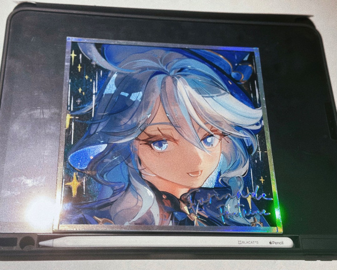 Genshin Impact Merchandise Furina, Focalors, Wall Art, Painting Art - Etsy