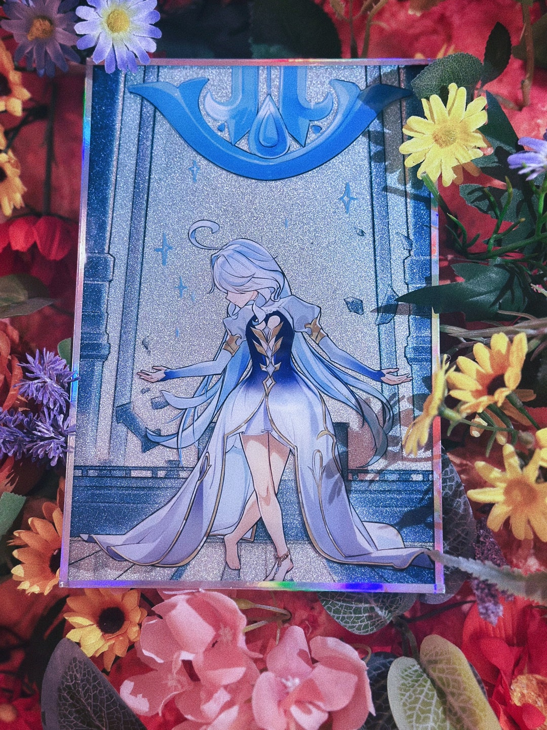 Genshin Impact Merchandise Furina, Focalors, Wall Art, Painting Art - Etsy