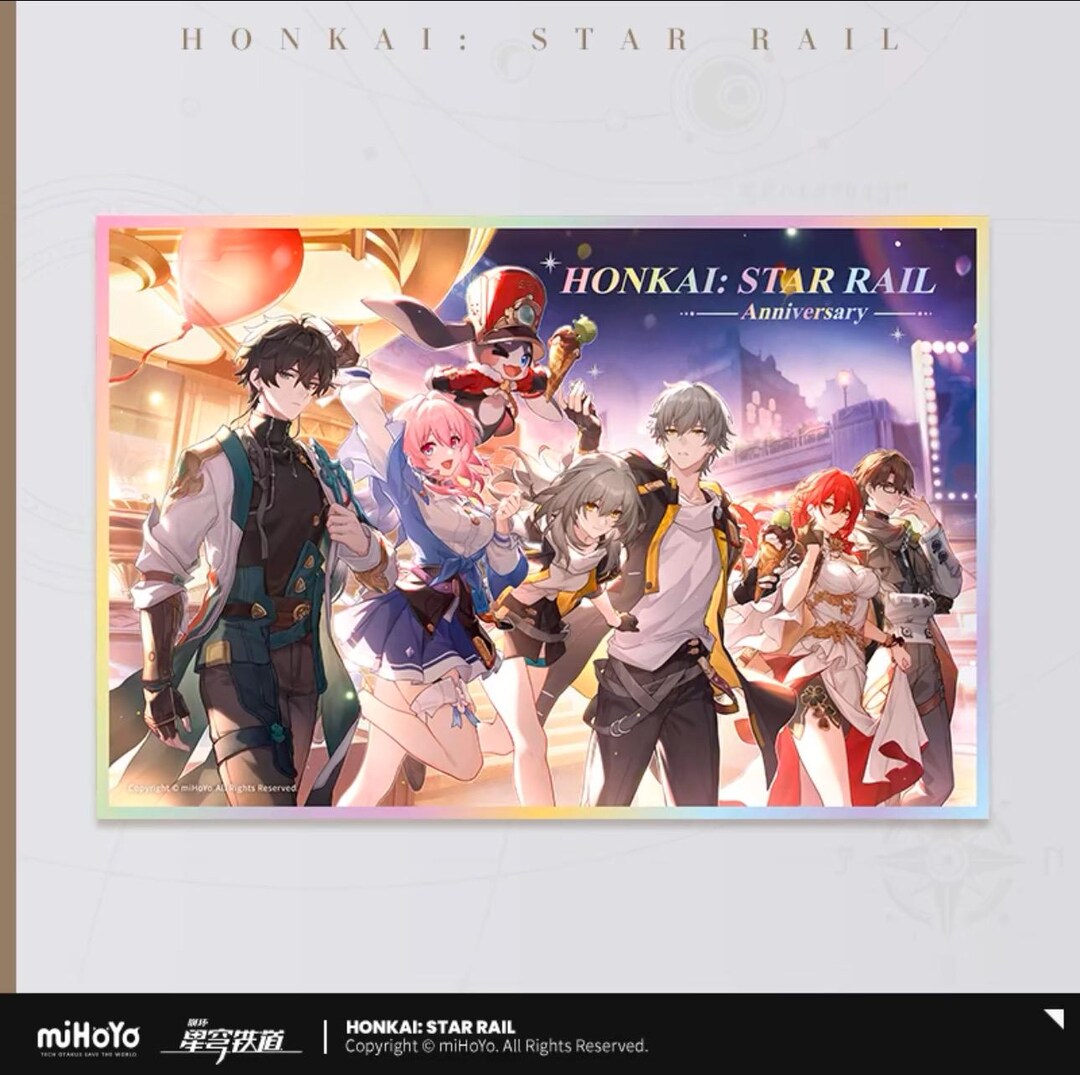 Honkai Star Rail Official Merchandise, Celebration Greeting Series ...