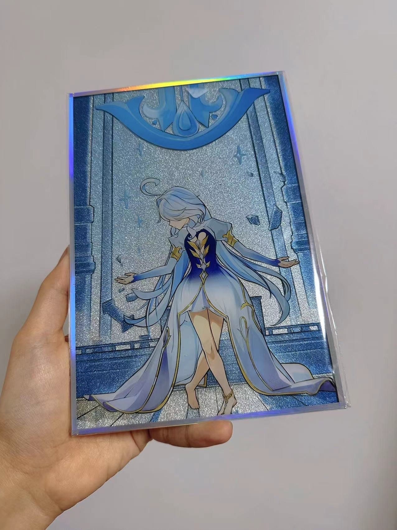 Genshin Impact Merchandise Furina, Focalors, Wall Art, Painting Art - Etsy