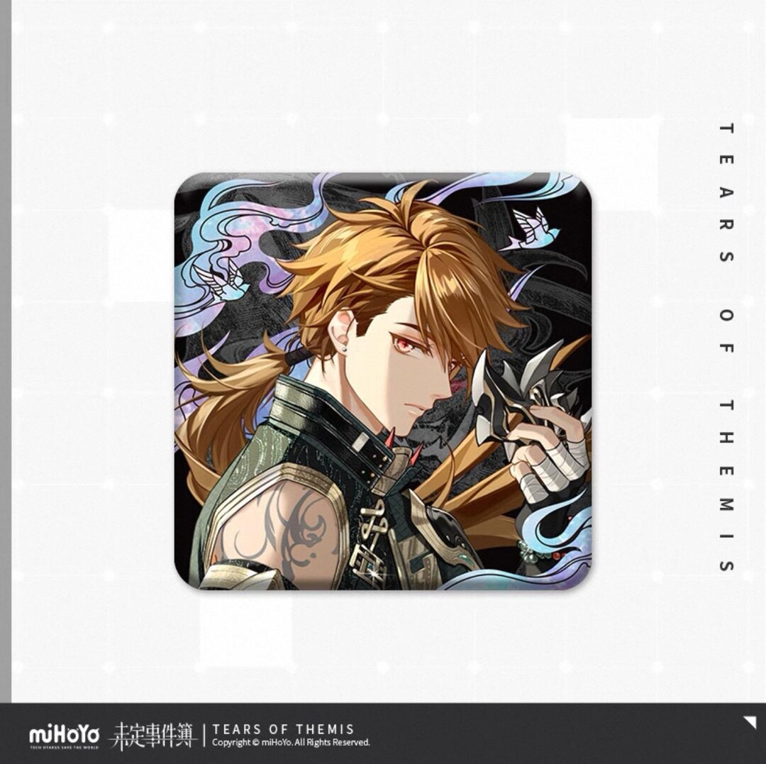 Tears of Themis Merchandise, Badges, Luke, Marius, Artem - Etsy