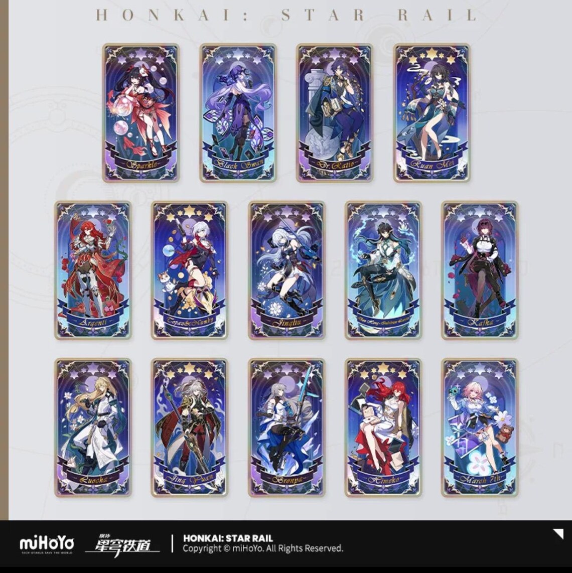 Honkai Star Rail Official Merchandise, Fable of Stars Series Laser ...