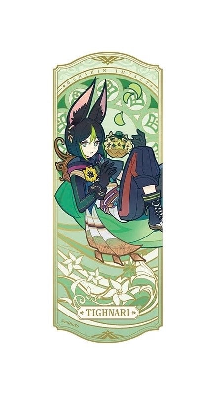 Genshin Impact Official Collection Cards, Venti, Albedo, Tighnari ...