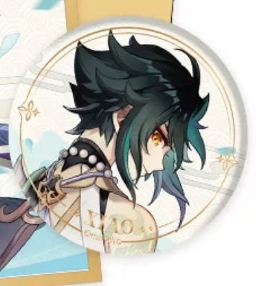 Genshin Impact Merchandise/badges, Lyney, Paimon, Xiao, Nahida, Kazuha ...