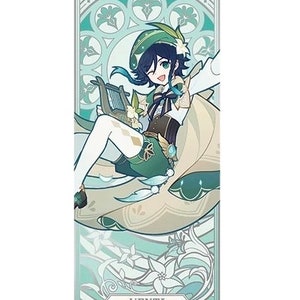 Genshin Impact Official Collection Cards, Venti, Albedo, Tighnari ...